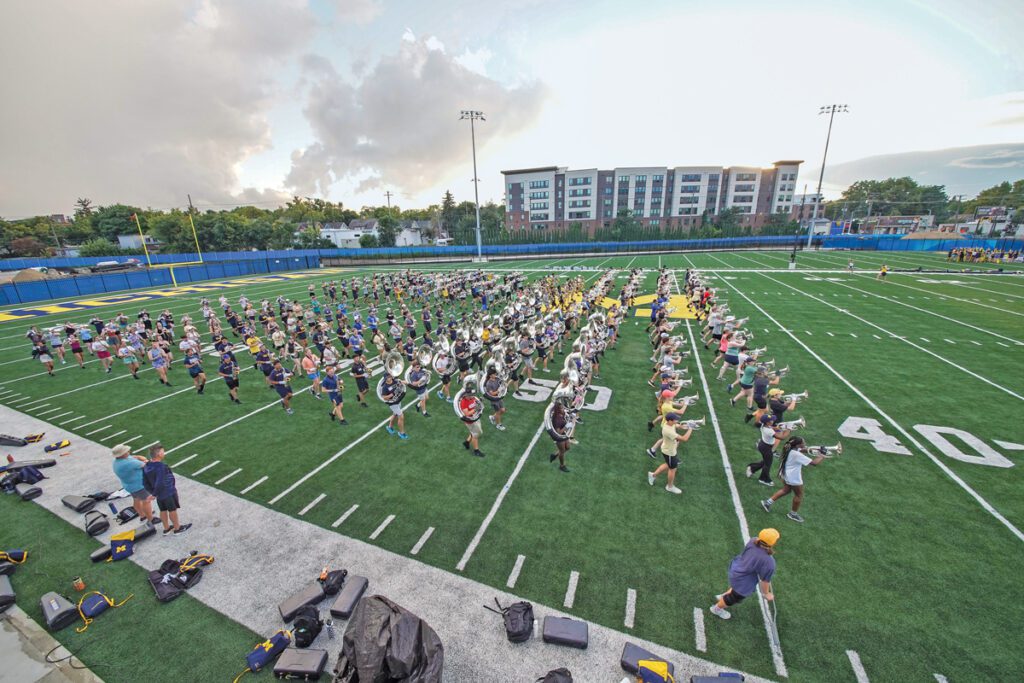 The Band Takes the Field - Ann Arbor Observer
