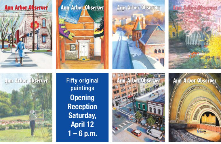 Observer Cover Art Exhibit - Ann Arbor Observer